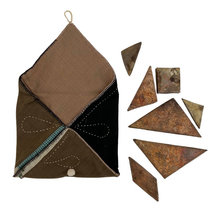 Tangram Puzzle, Metal Crafted – Baro Market