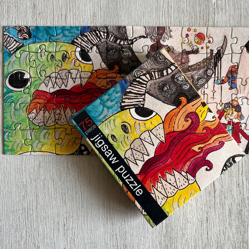 Jigsaw Puzzle 75 Pieces - The dragon charmers – Baro Market