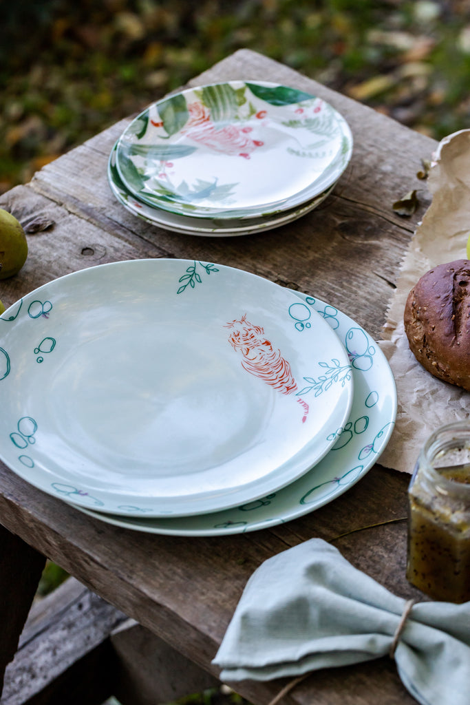 Paaro - River Of Gold Dinner Plates (Set of 2 ) – Baro Market