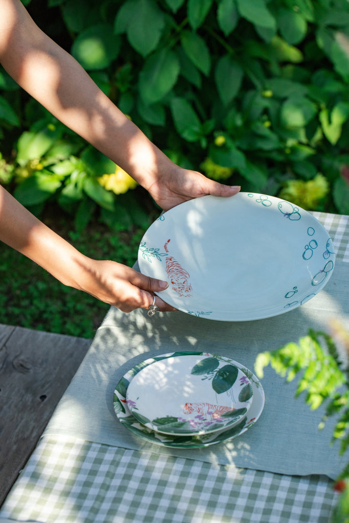 Paaro - River Of Gold Dinner Plates (Set of 2 ) – Baro Market